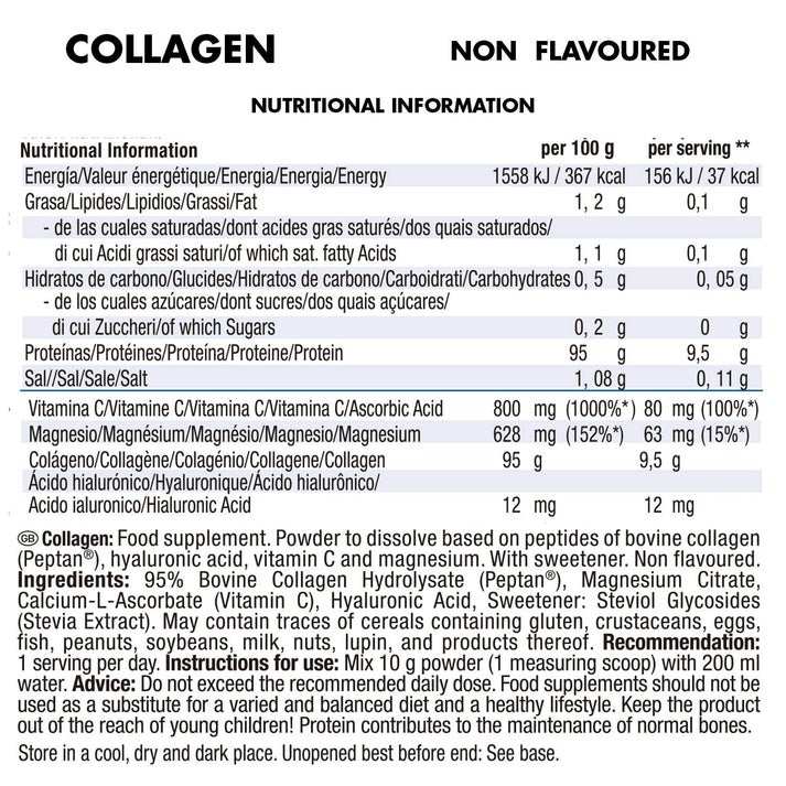 Weider Collagen Peptide Powder, Hyaluronic Acid 300g (30days Supply ...